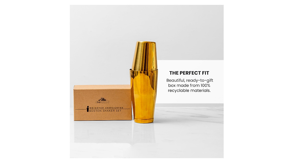 A Bar Above Professional Boston Shakers Set | Premium Cocktail Shakers