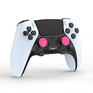 Jadebones 6 in 1 Swap Thumbsticks for PS5 Edge Controller (Red)