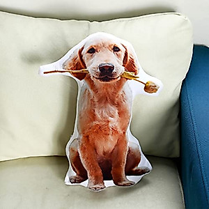 Custom4U Custom Pet Shaped Pillow with Pictures Personalized Funny Pillow Customized Photos Pet Pillow