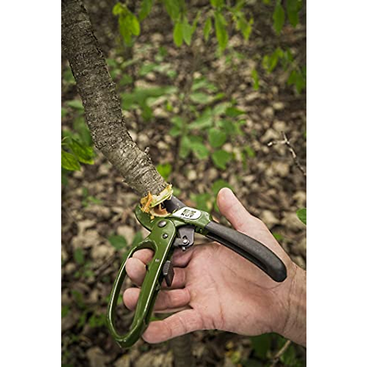 EZ Kut Heavy Duty Pruners Ratchet Hand Pruner with Ratcheting Action Great Garden Hand Tool Clippers Gardening pruners arthritis tools Ratcheting Anvil Hand Pruner Pruning Shears Heavy Duty Since 1988