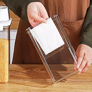 XhOSLAnd Cereal Storage Container Set, Pantry Organizer, Food Portion Containers (L-4PCS)