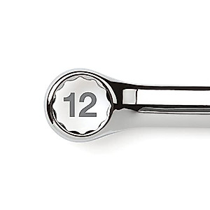 TEKTON 1/2 Inch Stubby Combination Wrench | 18047