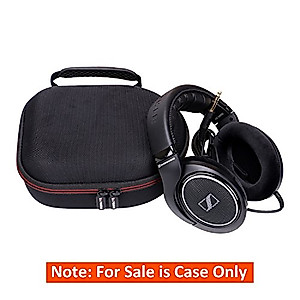 LTGEM Headphone Case for Sennheiser HD 599 SE / 560 S / 660 S / 600 / 450SE / 350BT Wireless Headphones(Black+Black)