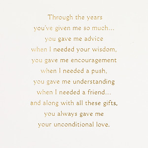 Hallmark Birthday Card for Mom (Given Me So Much)