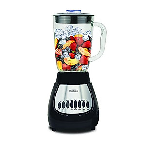 Dominion BlendMax Powerful Countertop Blender for Smoothies and Shakes, Food Chopper for Salsa and Vegetables , Grinder for Nuts and Herbs, 10 Speeds with Pulse, Sharp Multi-Level Stainless Steel Blade, Black
