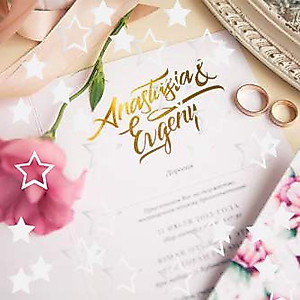 Star Metallic Foil Confetti Sprinkles for Wedding/Birthday/Festival Party Decorations 1.5OZ (silver, 24mm&18mm)