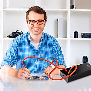 Battery Spot Welder, Portable Mini Spot Welder with LCD Screen, 11000mAh Battery Spot Welder with 80 Gears Adjustable, Spot Welding Pen, 5M Nickel Strip and USB Charging Cable for DIY Spot Welding