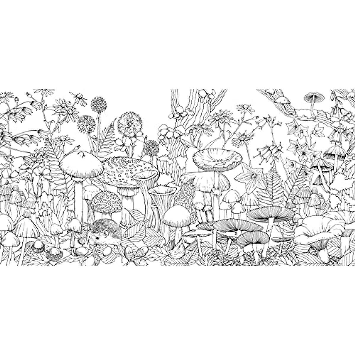 Garden of Fairytale Animals: A Curious Collection of Creatures to Color (Design Originals) Adult Coloring Book with 66 Line Art Designs of a Magical Garden and Whimsical Animals in a Charming Setting