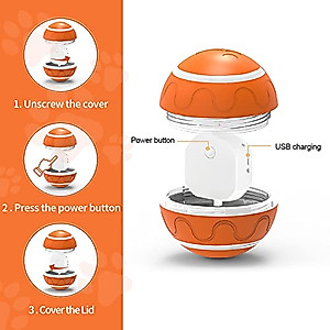 Tuwicx Interactive Dog/Cat Toys for Boredom and Stimulating, Durable Motion Activated Automatic Rolling Ball Toys for Puppy/Small/Medium Dogs