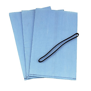 WORKSHOP Wet/Dry Vacs Vacuum Bags WS01025F Shop Vacuum Bag Filter (3 Shop Vacuum Bags With Retaining Band), Bag Filter For Select 2-1/2-Gallon To 5-Gallon Shop Vacuum Cleaners