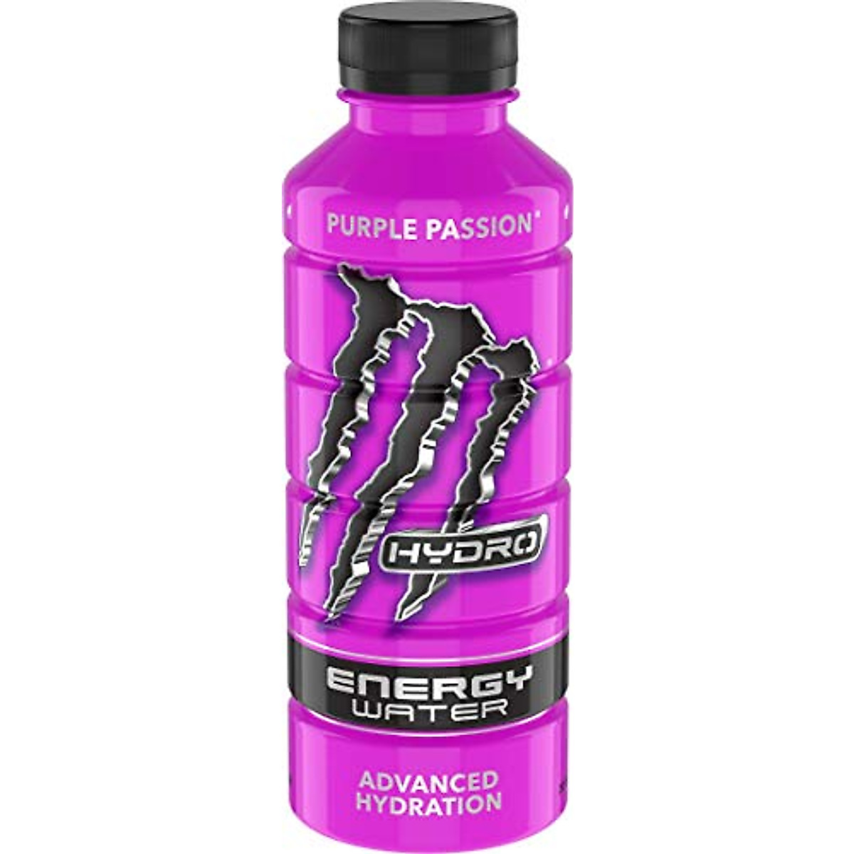 Monster Energy Hydro Energy Water, Purple Passion, 20 Fl Oz (Pack of 12)