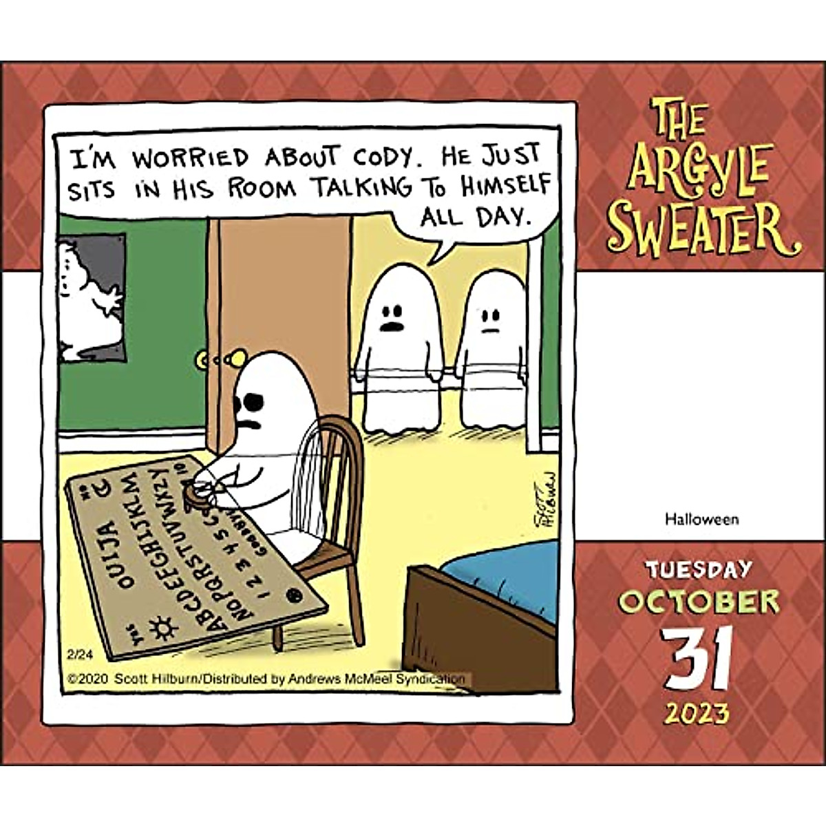 The Argyle Sweater 2023 Day-to-Day Calendar