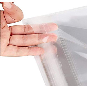 ericotry 100 Pcs 9x12 Clear Resealable Cello/Cellophane Bags Good for Bakery Candle Soap Cookie Poly Bags Gift T-Shirt and Artwork Packing Party Treat Wrap