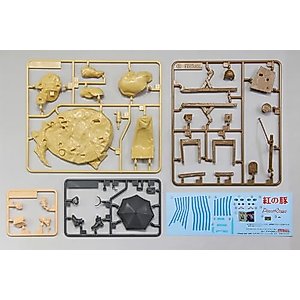 ファインモールド(FineMolds) Fine Mold Studio Ghibli Vignette Collection No.1 Red Pig Polco of Hide Non-Scale Plastic Model GV1 Molded Color