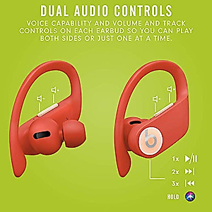 Beats Pro Totally Wireless and High-Performance Bluetooth Earphones -Lava Red (Renewed)