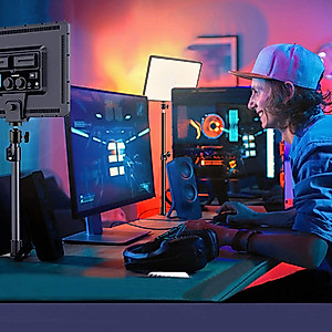 Desk Mount Stand, 2 Pack DSLR Camera Desk Mount C Clamp Light Stand, 13.7" ~23.2" Photographic Light Boom Stand with 360° Ball Head for Camera, Ring Light, Video Light, Video Conference Light