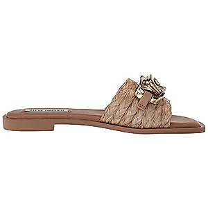 Steve Madden Women's Gene Sandal, Raffia, 7.5