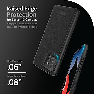 TUDIA DualShield Grip Designed for Motorola ThinkPhone Case (2023), [MergeGrip] Dual Layer Shockproof Slim Military Grade Non-Slip Tough Heavy Duty Protective Phone Case Cover (Matte Black)