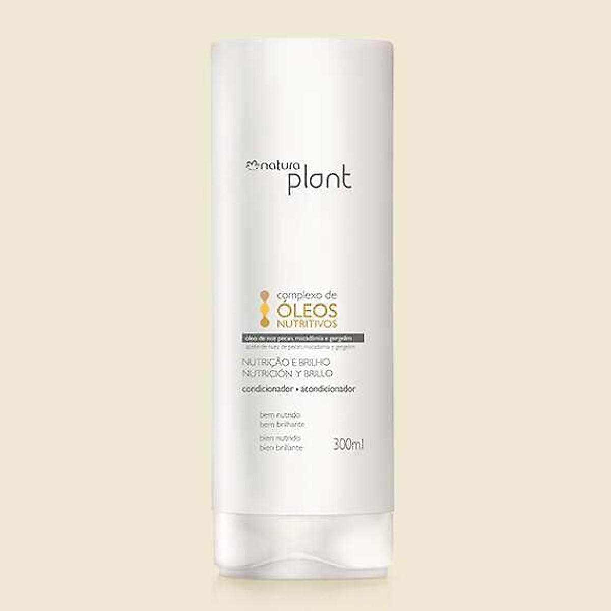 Linha Plant (Nutricao e Brilho) Natura - Condicionador 300 Ml - (Natura Plant (Nourishing & Bright) Collection - Conditioner 10.14 Fl Oz)