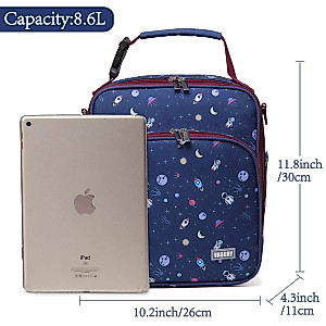 VASCHY Preschool Backpack and Cute Neoprene Lunch Bag Bundle