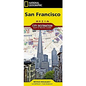 San Francisco Map (National Geographic Destination City Map)