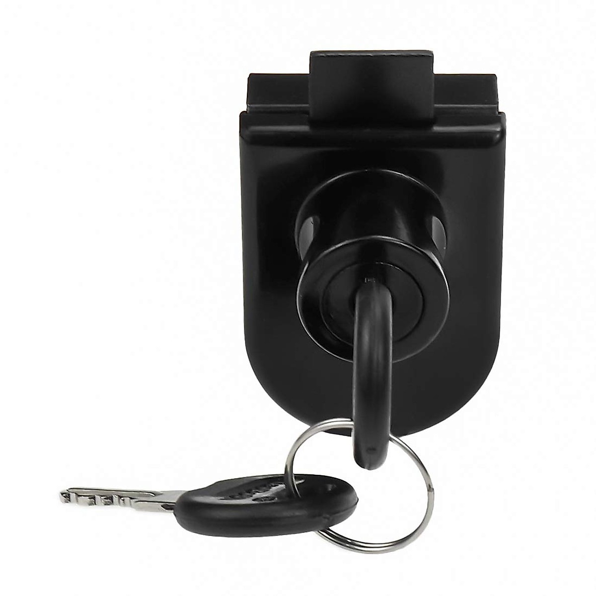 LC LICTOP Zinc Alloy No Drill Glass Door Lock Showcase Lock Single Door Lock with Keys (408- Key Alike) 2 Set