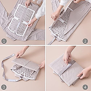 WJCCY 5pcs Clothes Folding Board Clothes Folder Closet Organizer Clothing Easy Folder Board Laundry Multifuncitonal Home Storage (Color : Gray)