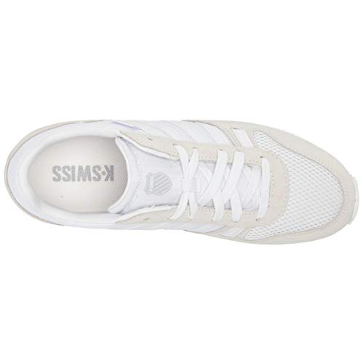 K-Swiss womens Granada Sneaker, White/Off White, 6 US