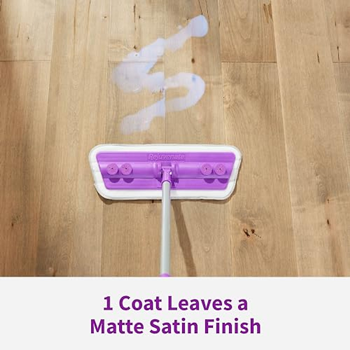 Rejuvenate Professional Wood Floor Restorer and Polish with Durable Finish Easy Mop On Application Satin Finish 32oz