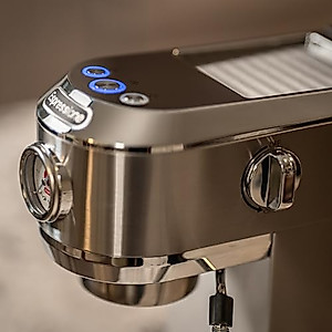 Espressione Flex 3-in-1 Espresso Maker, compatible with E.S.E. espresso pods, Nespresso® capsules and ground coffee, 20 Bar Italian Pump, Adjustable Temp Control, Fast Thermoblock Heating