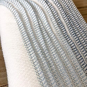 Winter Chill in Blue 1 dozen Paperless Towels on Bright White