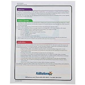 Abilitations 089668 Integrations Hi-Write Journal Paper - Intermediate 2 Paper - 100 Pack