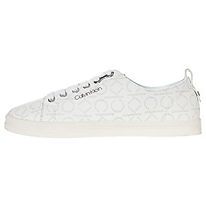 Calvin Klein Womens Michaela White/White 8 M