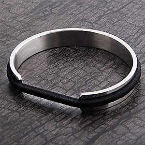 Zuo Bao Hair Tie Bracelet High Poshing Stainless Steel Bangles Bracelet for Women