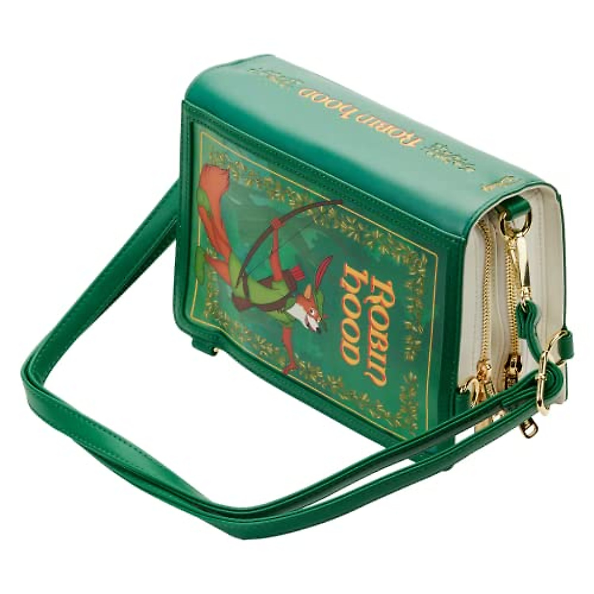 Loungefly Disney Robin Hood Book Convertible Crossbody