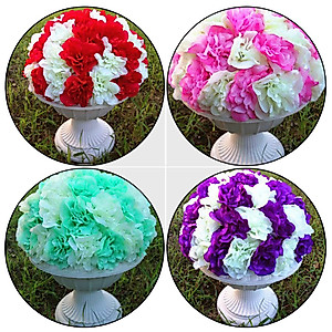 YARNOW Garden Urns Urn Planter 4pcs Vintage Style Flower Pot Classic Pillar Flower Pot Greek Column Statue Garden Urn Tall Roman Pillar Flowerpot for Wedding Patio Yard Pathway Garden