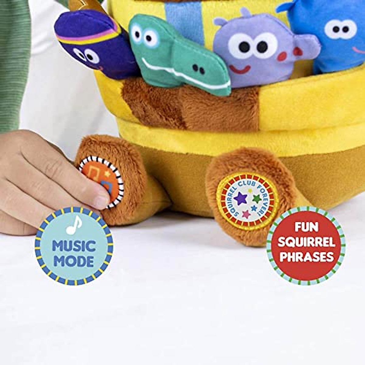 Hey Duggee AB Gee abgee 539 2149 EA with Music and Storytime Squirrels, red, 15 x 18 x 30 Centimeters