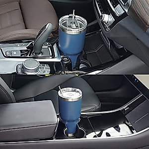 WETOWETO Tumbler Mug Lid for 30oz Coffee Mugs, 30oz Tumbler Replacement Lid, 2 Different Spill Proof Splash Lids Covers, BPA-Free