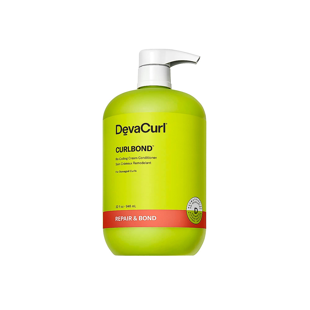DevaCurl CurlBond Re-Coiling Cream Conditioner, Cozy Getaway, 32 fl. oz.