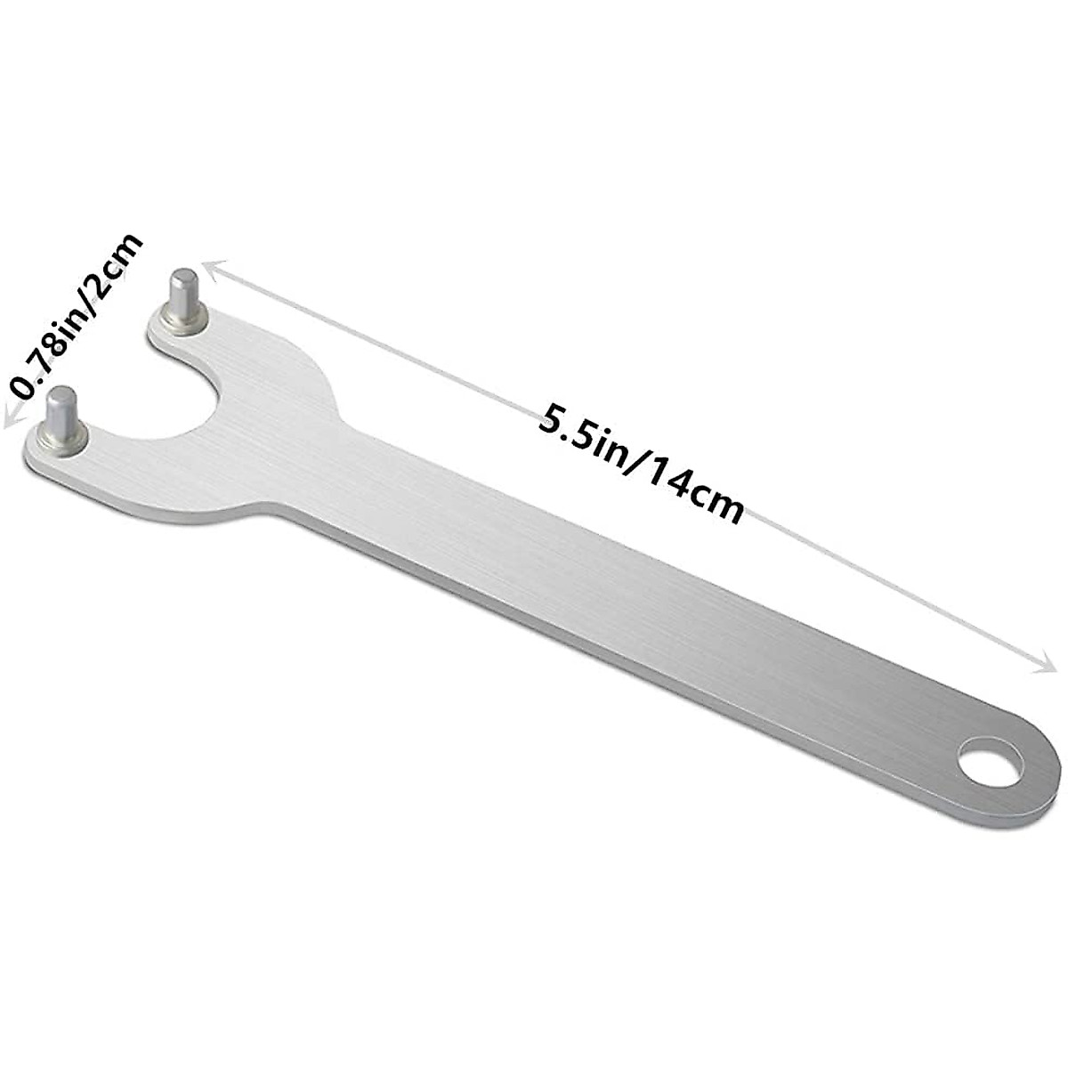 Grinder Angle Spanner Wrench Flange Nut for Dewalt 193465-4 Black Decker Ryobi Makita 4.5 Inch 5 Inch 5/8-11, 1PC Angle Grinder Flange Wrench and 4PCS Flange Nuts