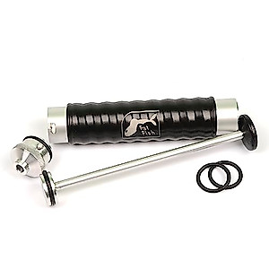 Fat Fish Plastisol Injector Soft Plastic Fishing Lure Molds Injector DIY Soft Lure Making Tool (120ml/4oz Locking Nozzle)