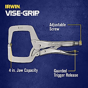 IRWIN VISE-GRIP Original C Clamp, Locking, 11-Inch (19)