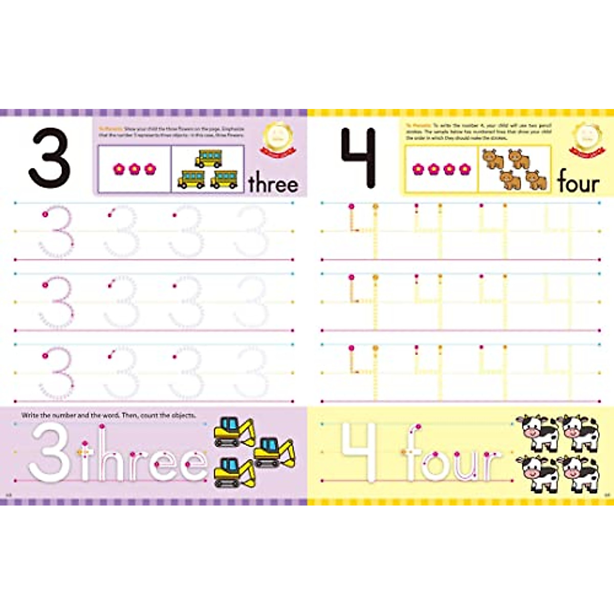 Play Smart Handwriting Workbook Ages 3-5: Handwriting Practice: Preschool Activity Book With Stickers