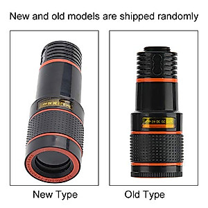 12X HD Phone Telephoto Lens, Multi Layer Coated Professional Telephoto Mobile Cell Phone Lens for Outdoor Travel Competition Concert, No Dark Angle