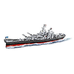 COBI Historical Collection World War II Iowa-Class Battleship, 4-in-1 Executive Edition