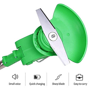 Handheld Cordless Grass Trimmer EPower Garden Tools Adjustable Electric Lawn Mower Pruning Cutter-2 Battery