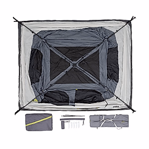 CORE 6 Person Instant Cabin Tent | Large Multi Room Tent for Family with Full Rainfly for Weather Protection and Storage for Camping Accessories | Portable Tent for Car Camping with Carry Bag