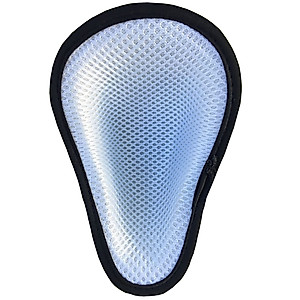 Youper Boys Youth Padded Sliding Shorts with Soft Protective Athletic Cup for Baseball, Football, Lacrosse (White Red, Large)