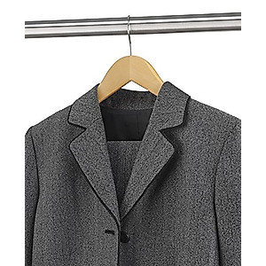 Whitmor GRADE A Natural Wood Suit Hangers (Set of 16)