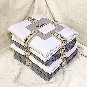 Upgraded Closet Organizer for Bed Sheets, Clothes Storage and Organization System for Linen Closet, Blanket Storage Band with Label, Wardrobe Space Saver for Bedding, Comforters, Sweater, Towel